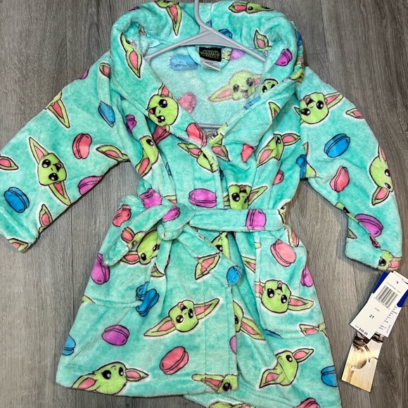 Star Wars | Pajamas | Star Wars Baby Blue Baby Yoda Girls Robe 2t ...